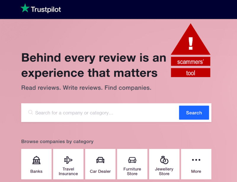 TrustPilot - Facilitating scammers by deleting critical reviews and ...