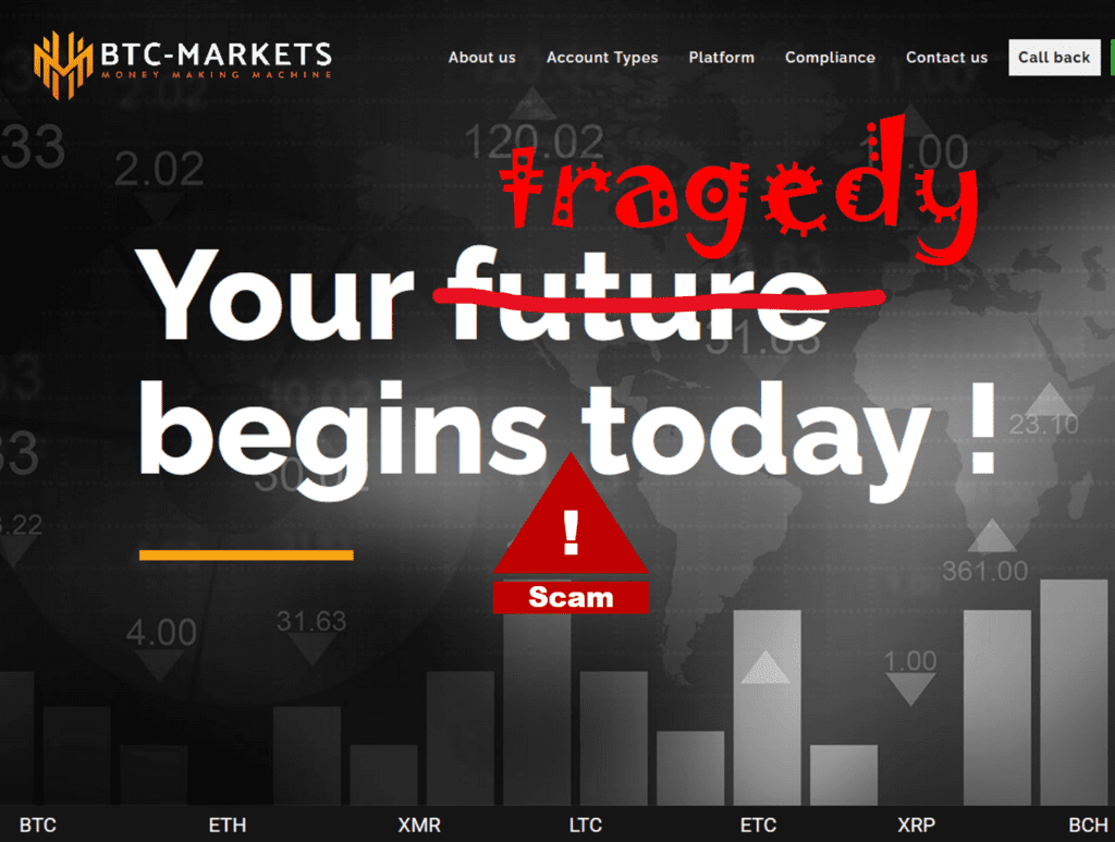 Investor Warning – Don’t fall for the BTC-Markets crypto scam ...