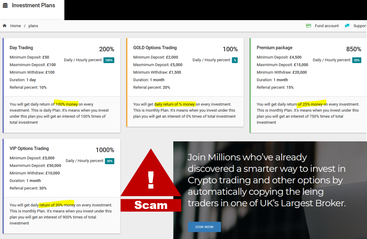 Investor Warning against crypto scams Premium Capital Trade and Capital ...
