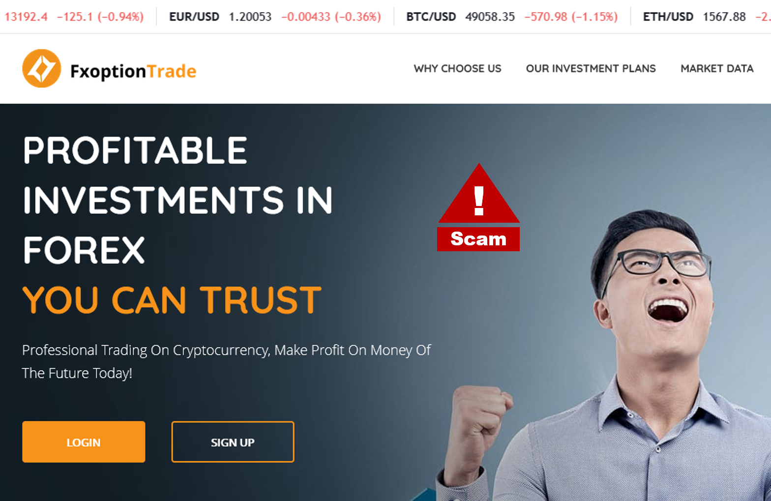 Investor Warning - Don't fall for crypto scam FXoptionTrade ...