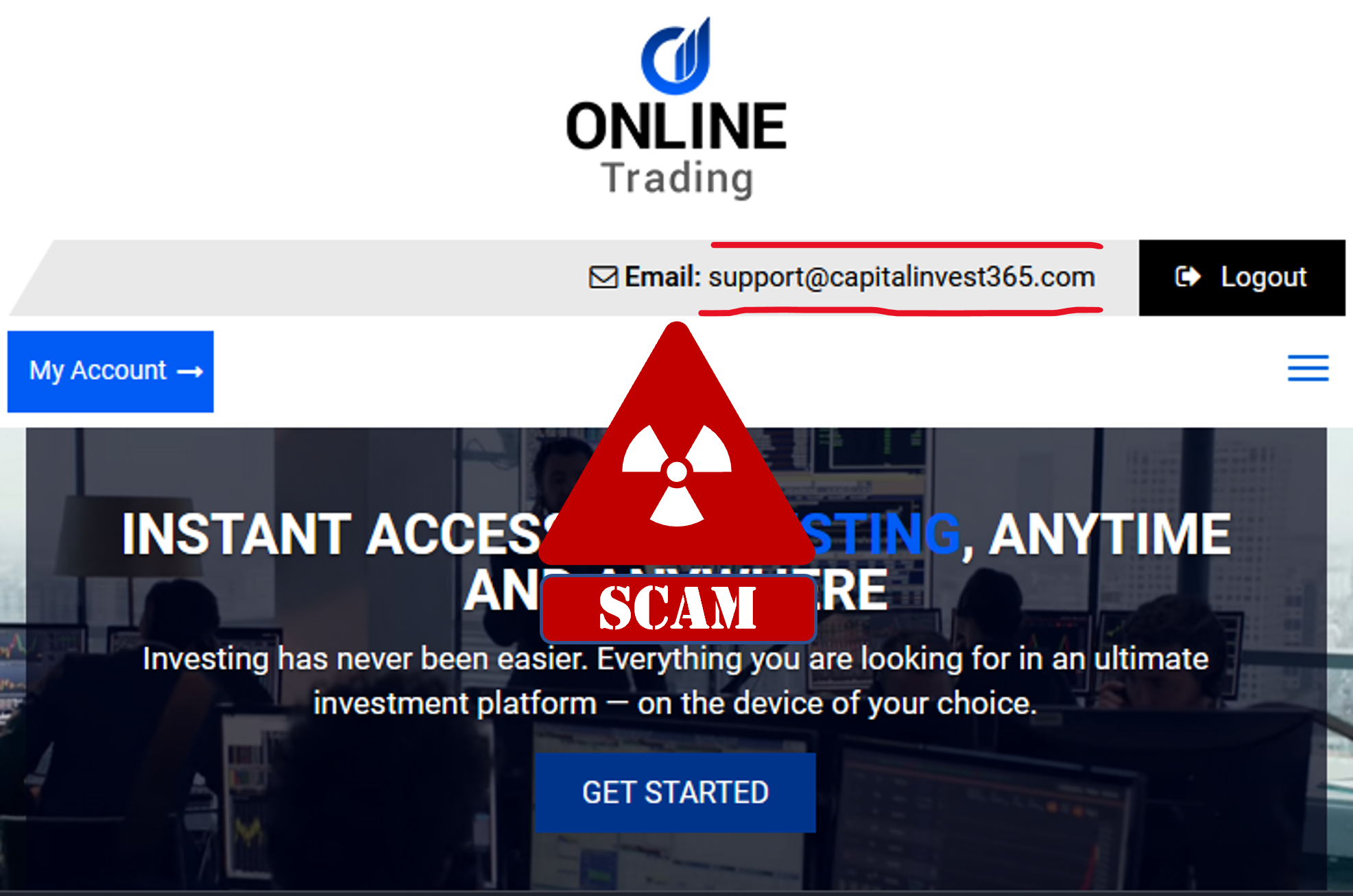 Investor warning against Online-Trading broker scam and its network ...