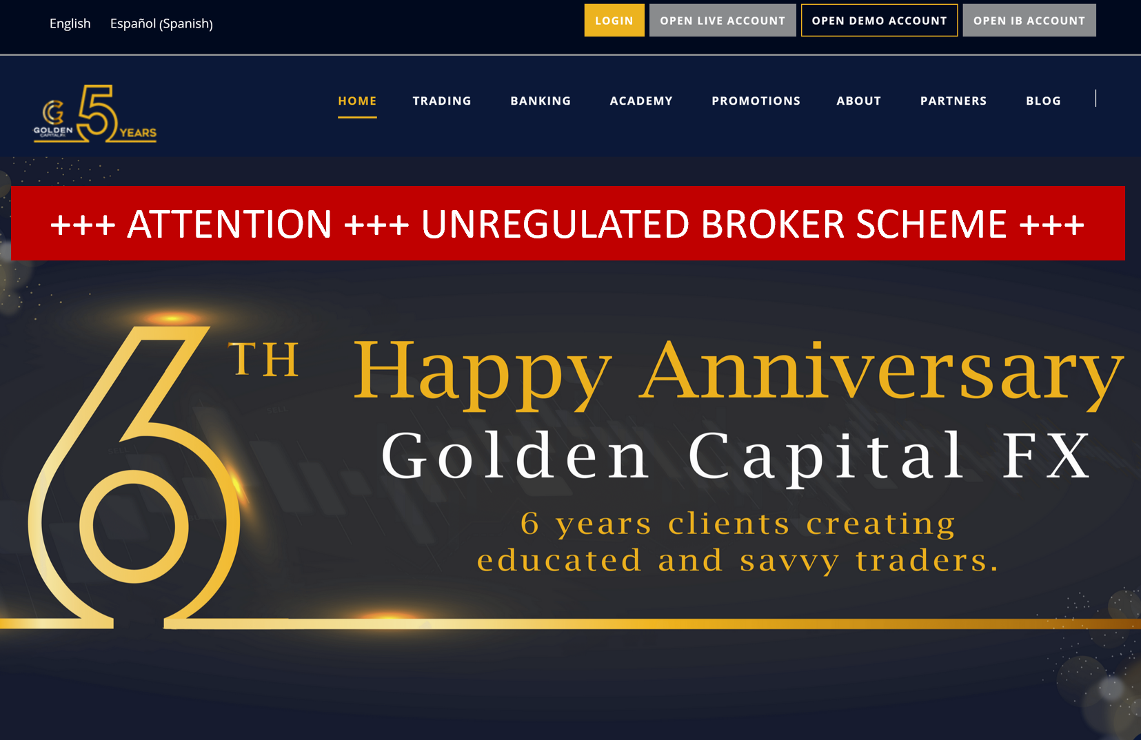 Urgent Attention! Be careful with the Golden Capital FX broker scheme ...