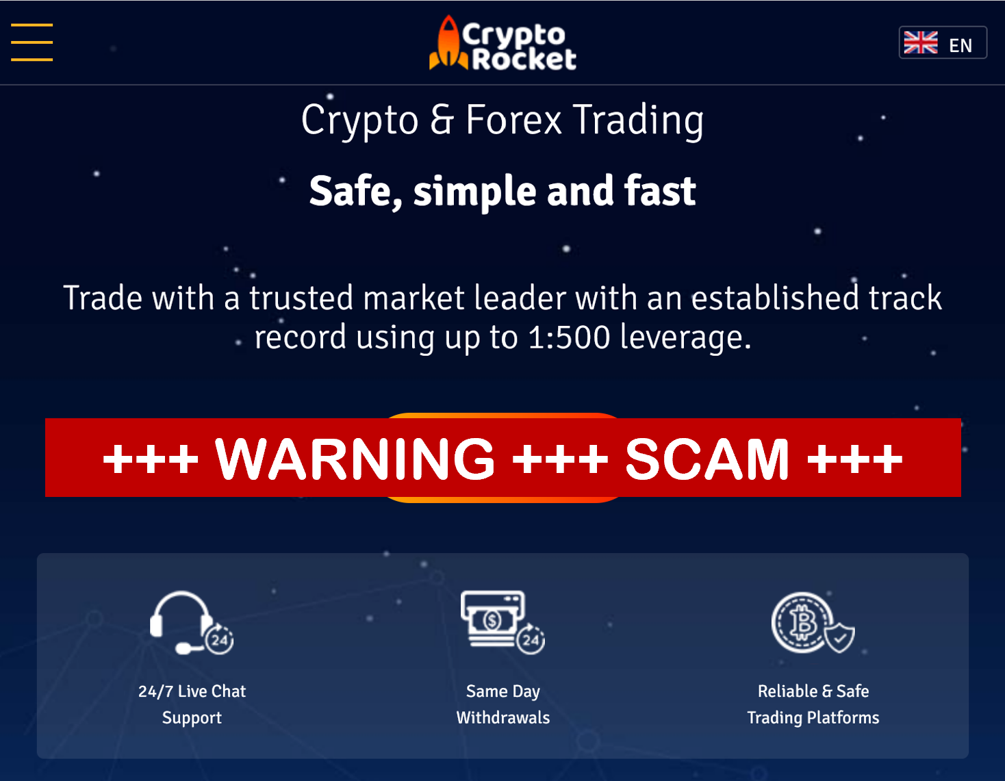 Attention! Stay away from CryptoRocket and protect your funds! | FinTelegram News