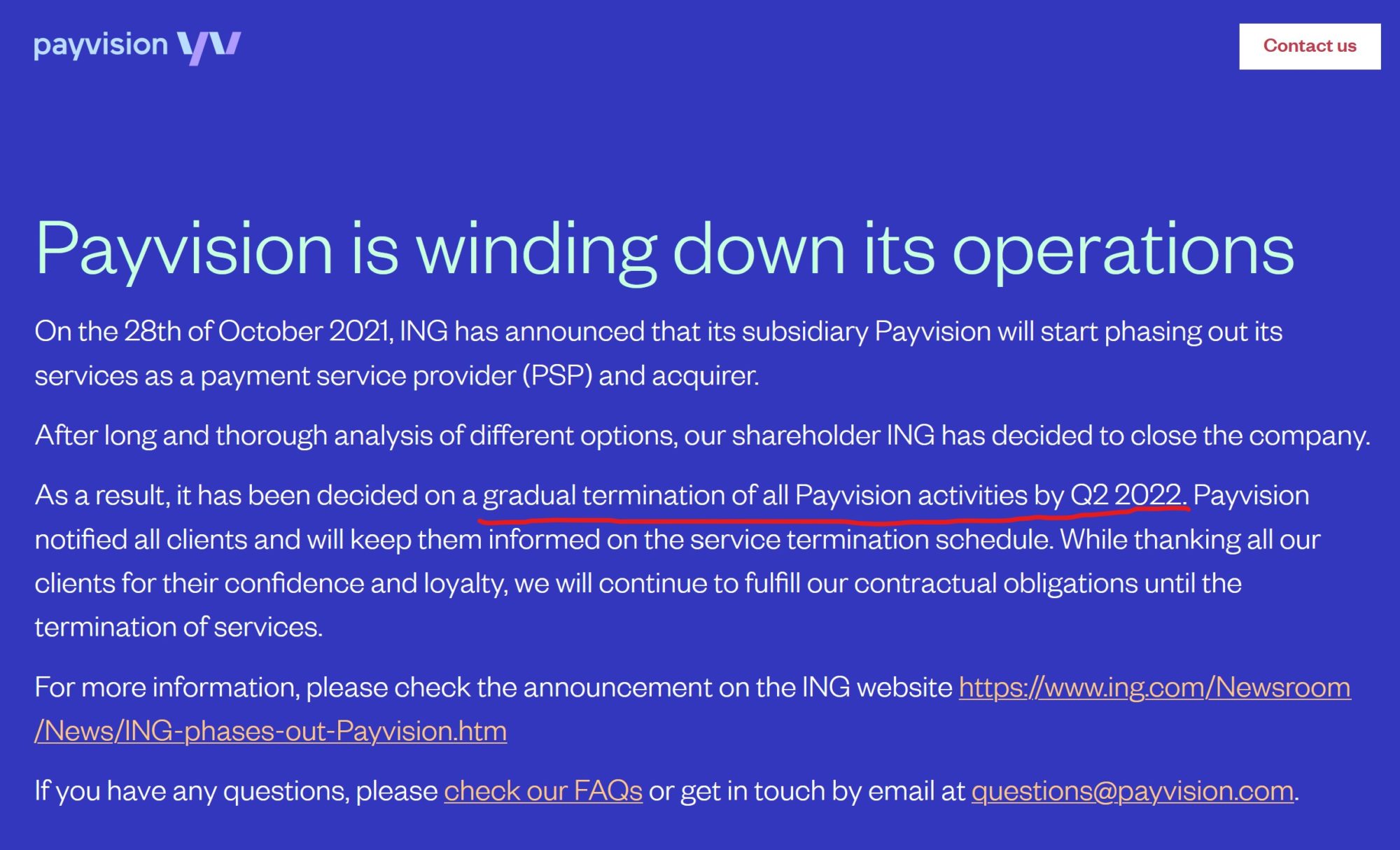 Update: Payvision and the Amsterdam-based SafeNed & Fourthline fintech ...
