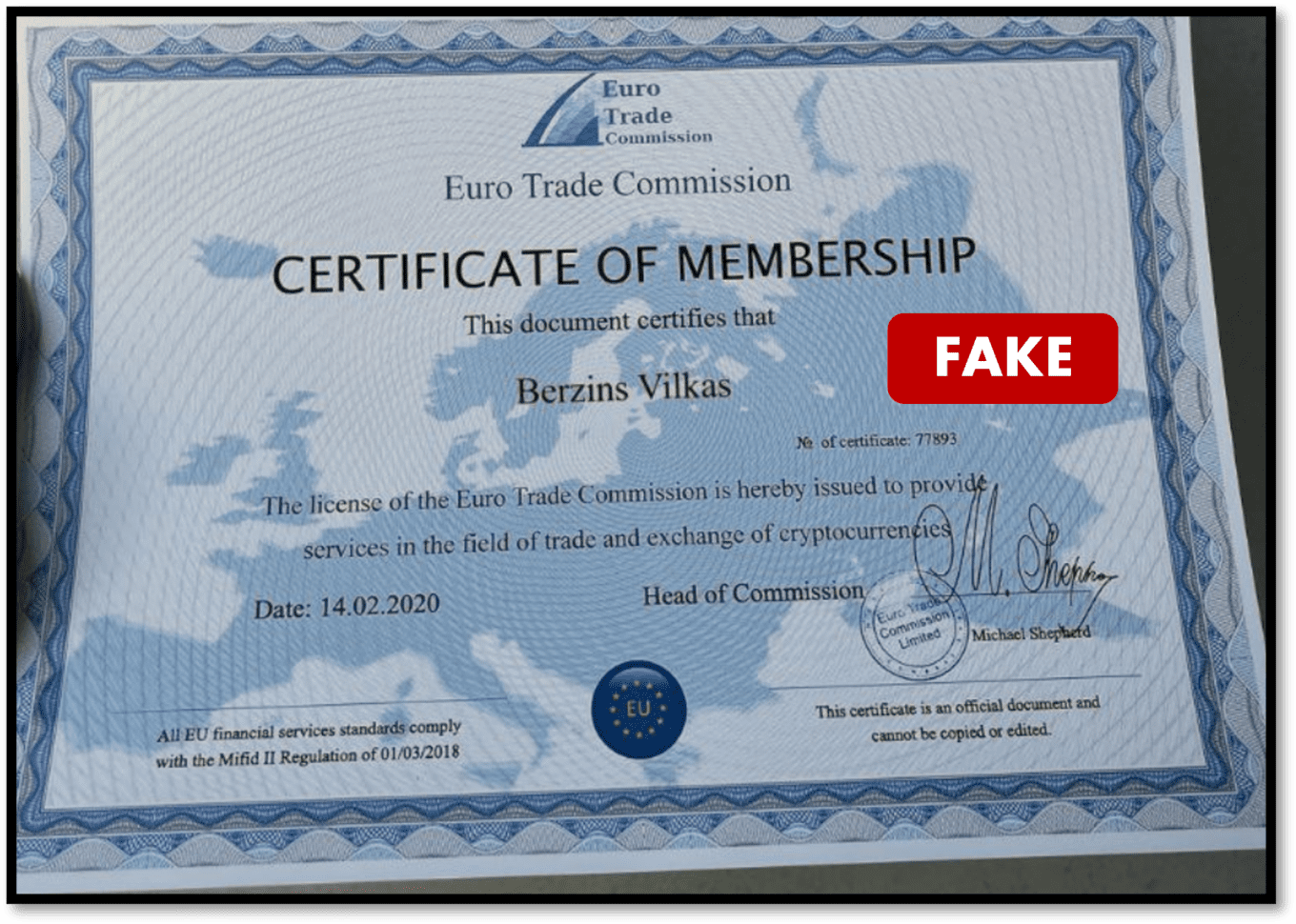 Another Urgent Warning Against Euro Trader Commission And Its Fake ...