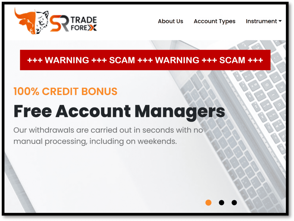 Investor Warning Against SR Trade Forex - FinTelegram News Investor Warning Against SR Trade Forex - FinTelegram News