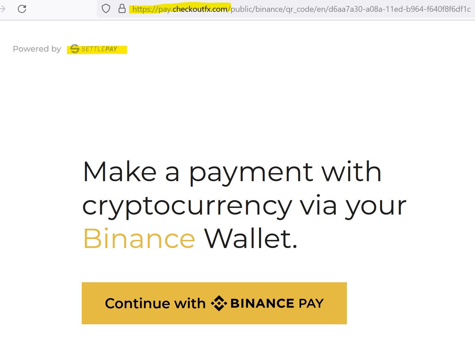 Whistleblower Request About SettlePay, CheckoutFX, And Their Shabby Binance Pay Services ...