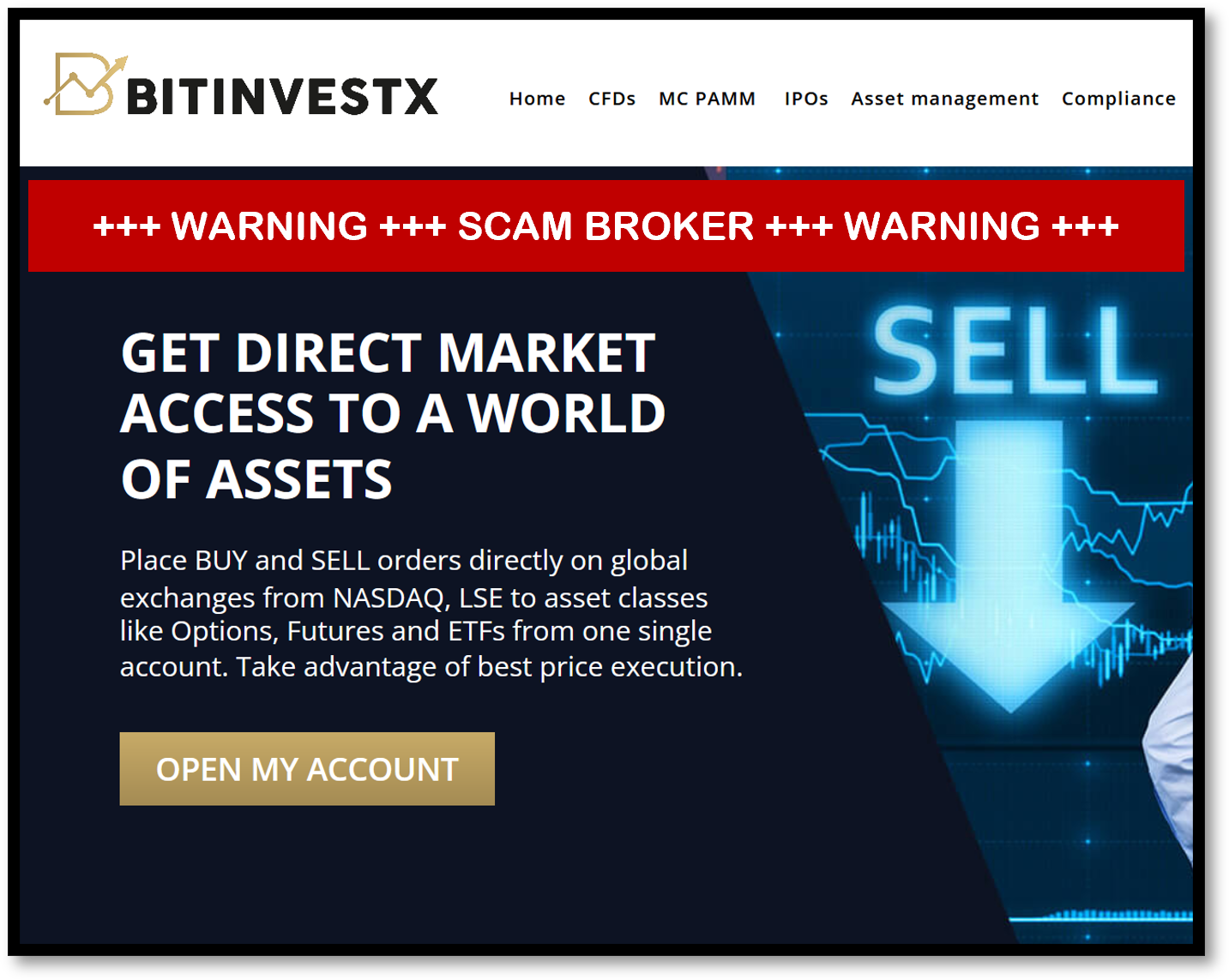 Investor Warning Against Cyprus-based BitinvestX Broker Scam ...