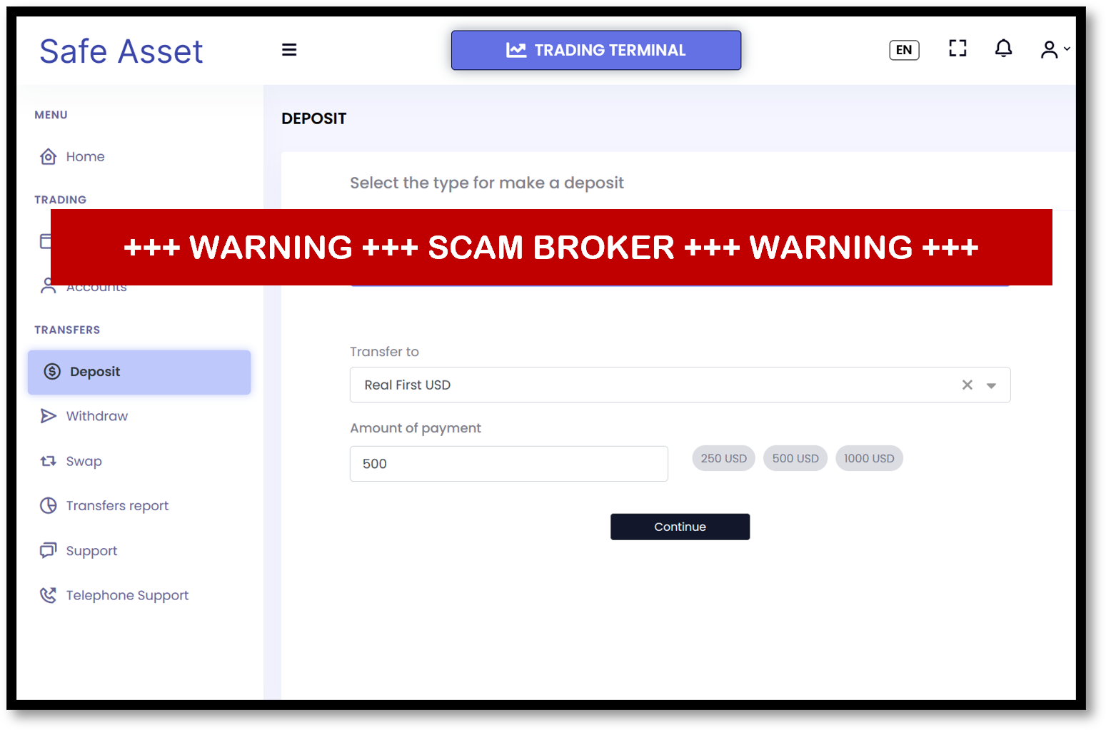 Urgent Warning Against SafeAsset Broker Scam Promoted By BitIQ And Fake ...