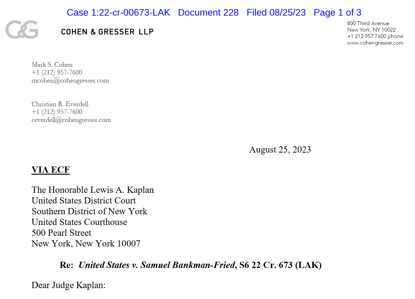 The Preparation Of The October Trial Against FTX Founder Sam Bankman ...
