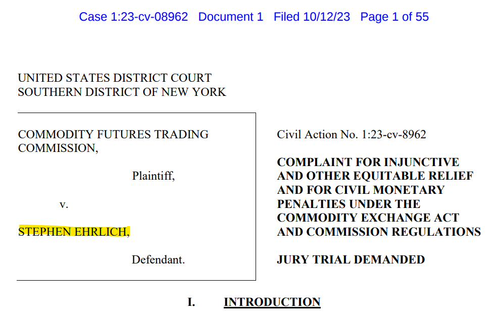 Next in Line: CFTC Charges Former CEO Of Crypto Scheme Voyager With ...