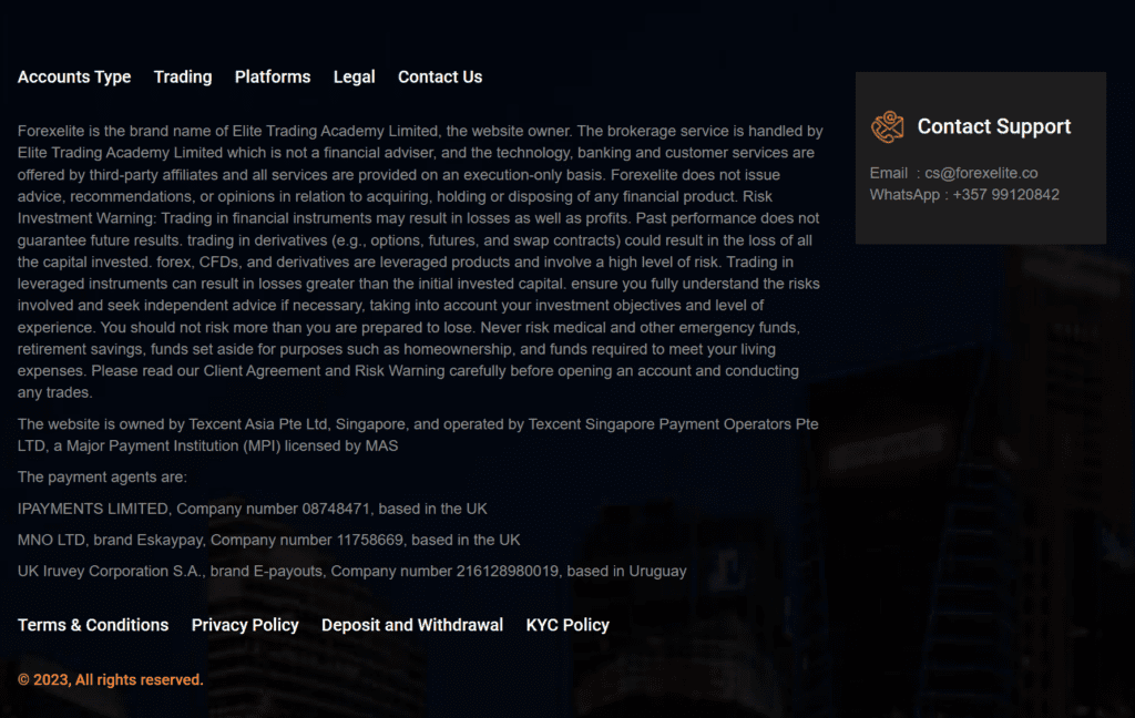 Attention: Unauthorized Broker Forexelite Received Black Compliance ...