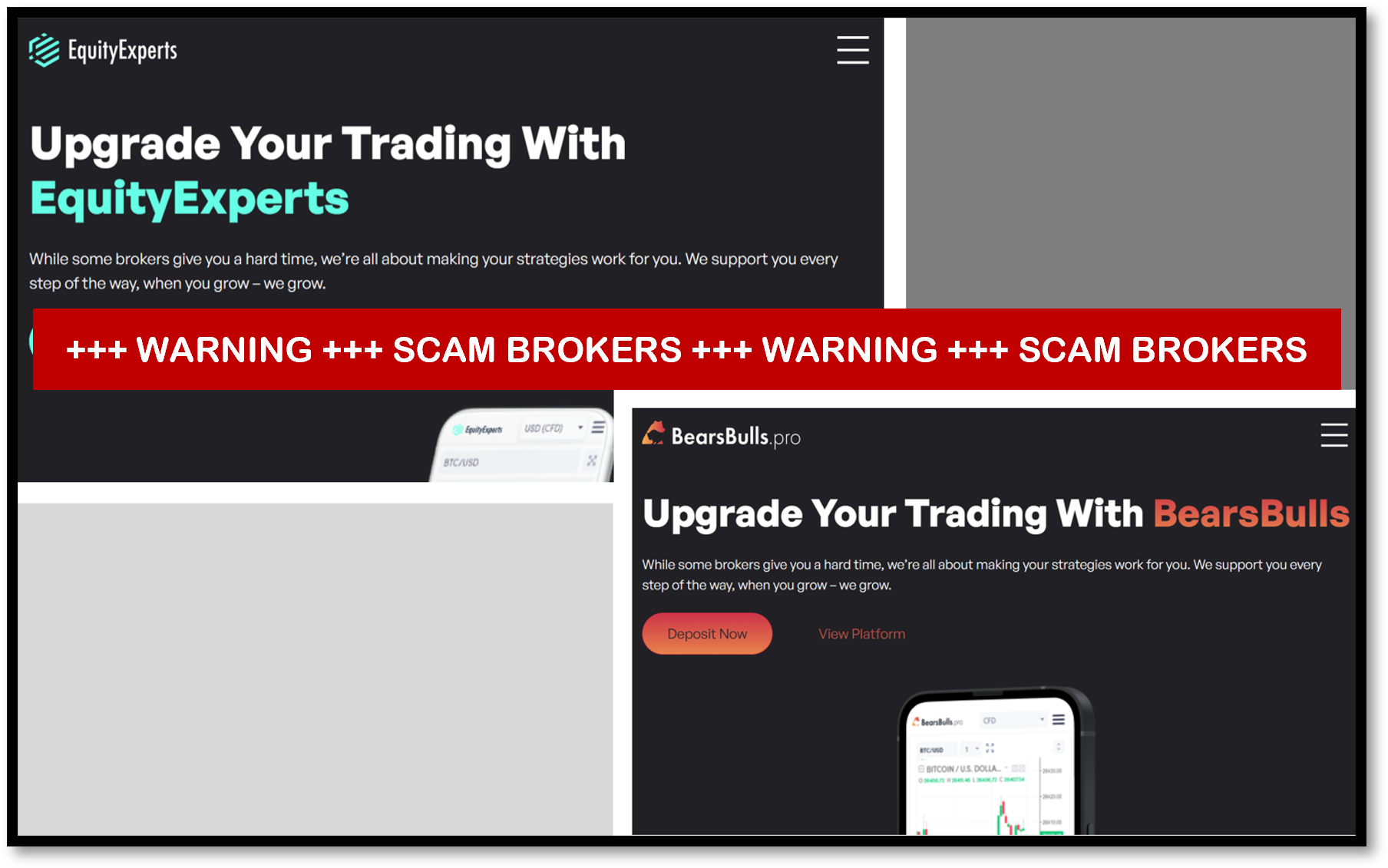 Attention: Scam Brokers EquityExperts And BearsBulls Still Chasing Consumers Despite Warnings ...