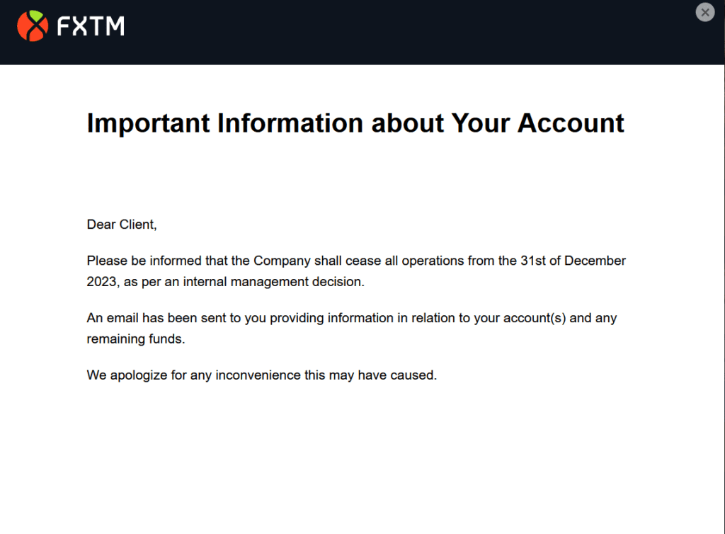 Breaking: Red-Listed Brokers ForexTime and FTXM Ceased Operation And ...
