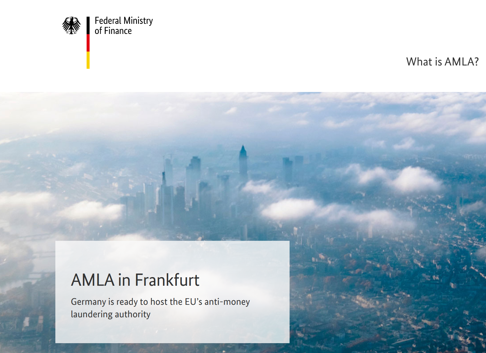 Irony Strikes: Frankfurt Wins Bid to Host EU's Anti-Money Laundering ...