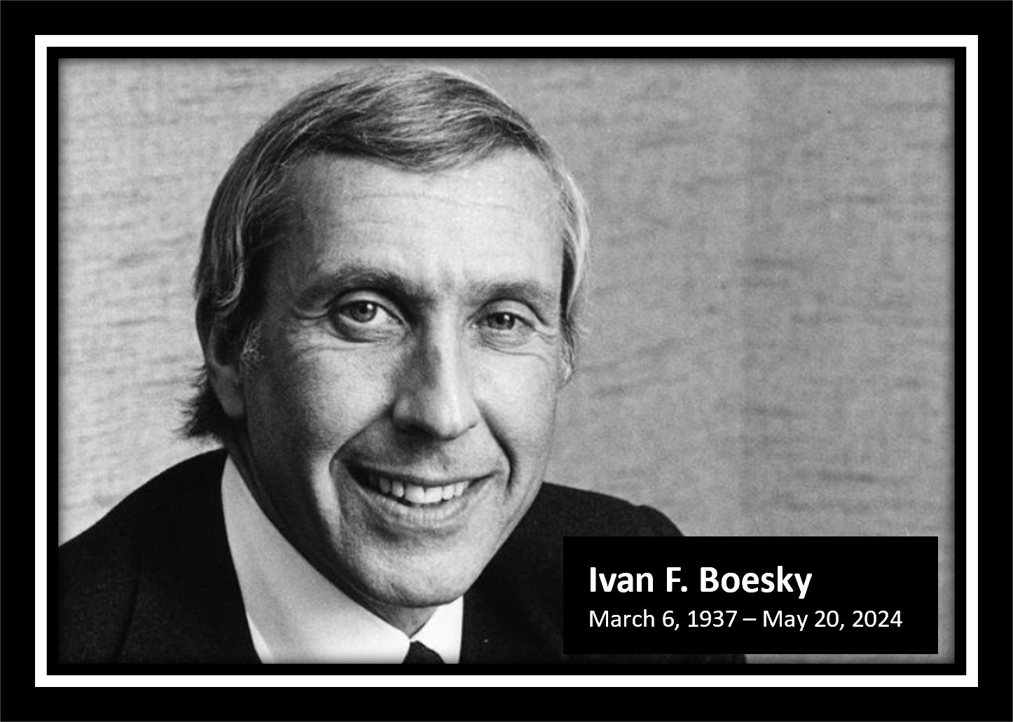 Ivan F. Boesky, The Legendary Rogue Trader Who Shaped Wall Street's ...
