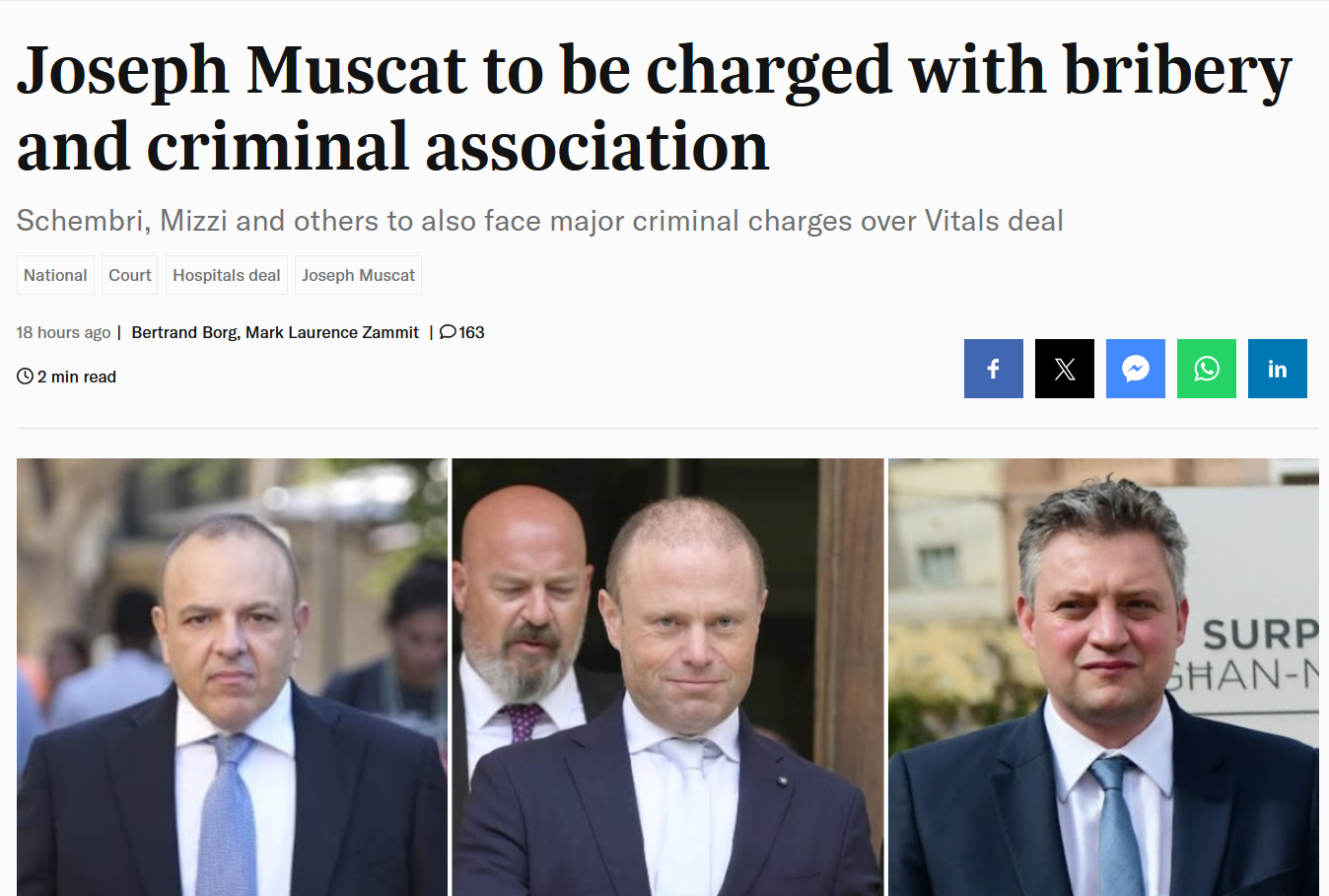 Malta's Vast Corruption Scandal: Former Prime Minister Joseph Muscat ...