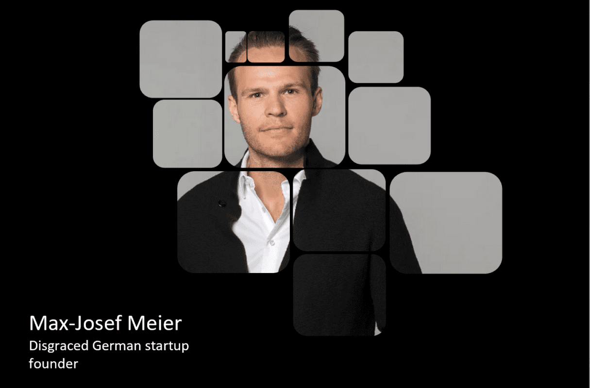 Penalty Order Against Munich Start-Up Founder Max-Josef Meier for ...