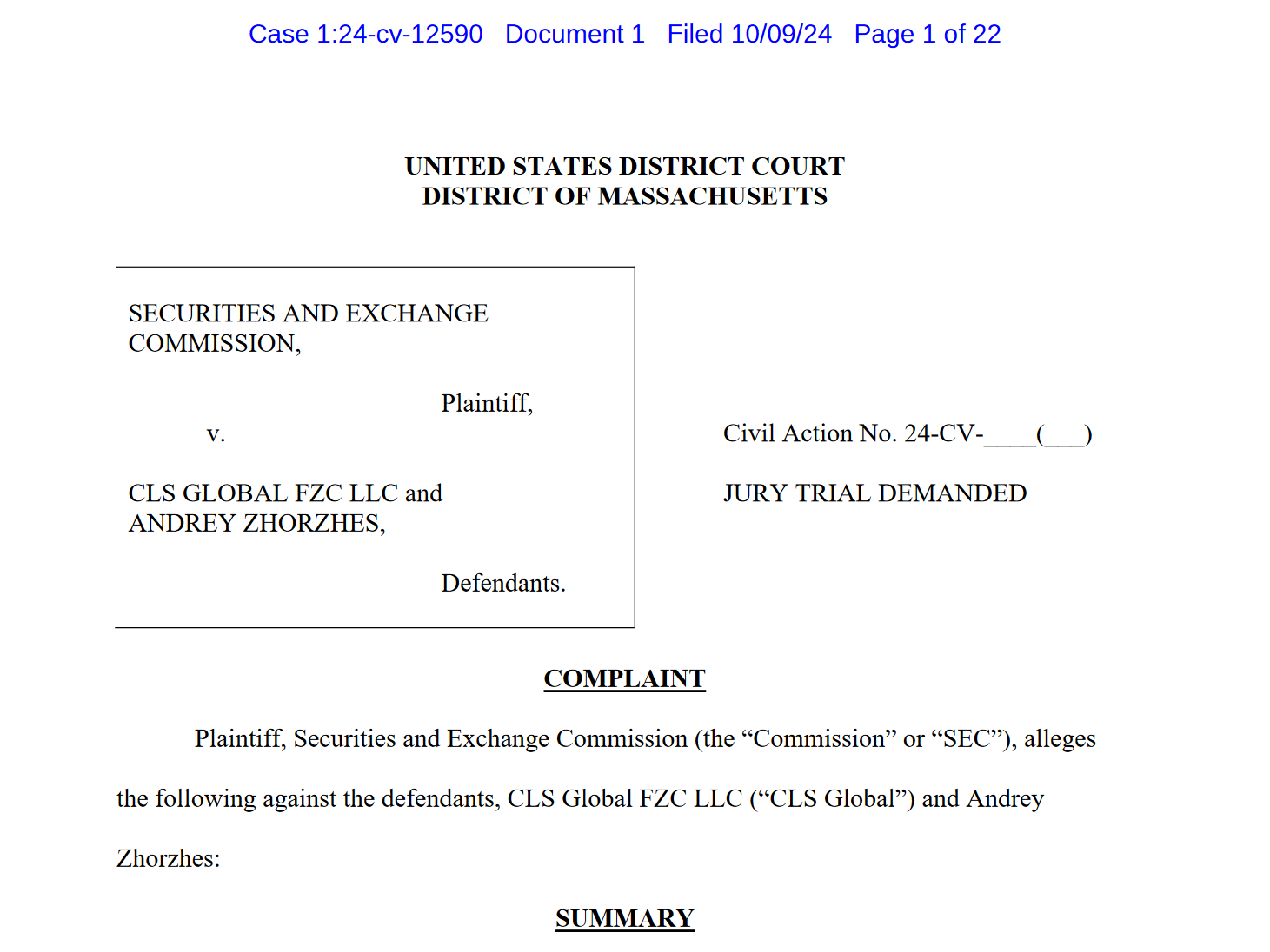 SEC Charges Market Manipulators in Crackdown on Crypto Asset Fraud | FinTelegram News