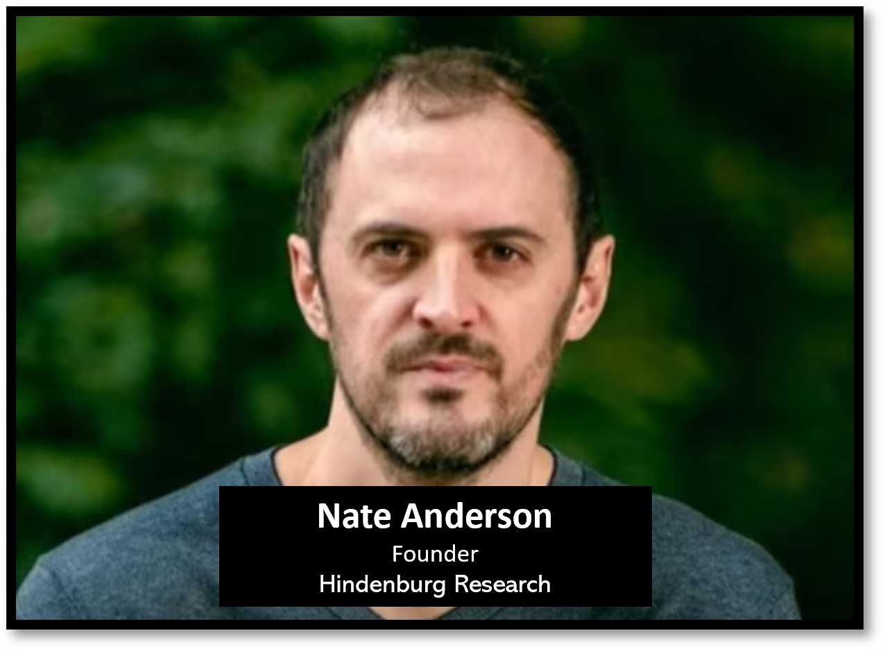 End of an Era: Hindenburg Founder and Finfluencer Nate A!nderson Shakes ...