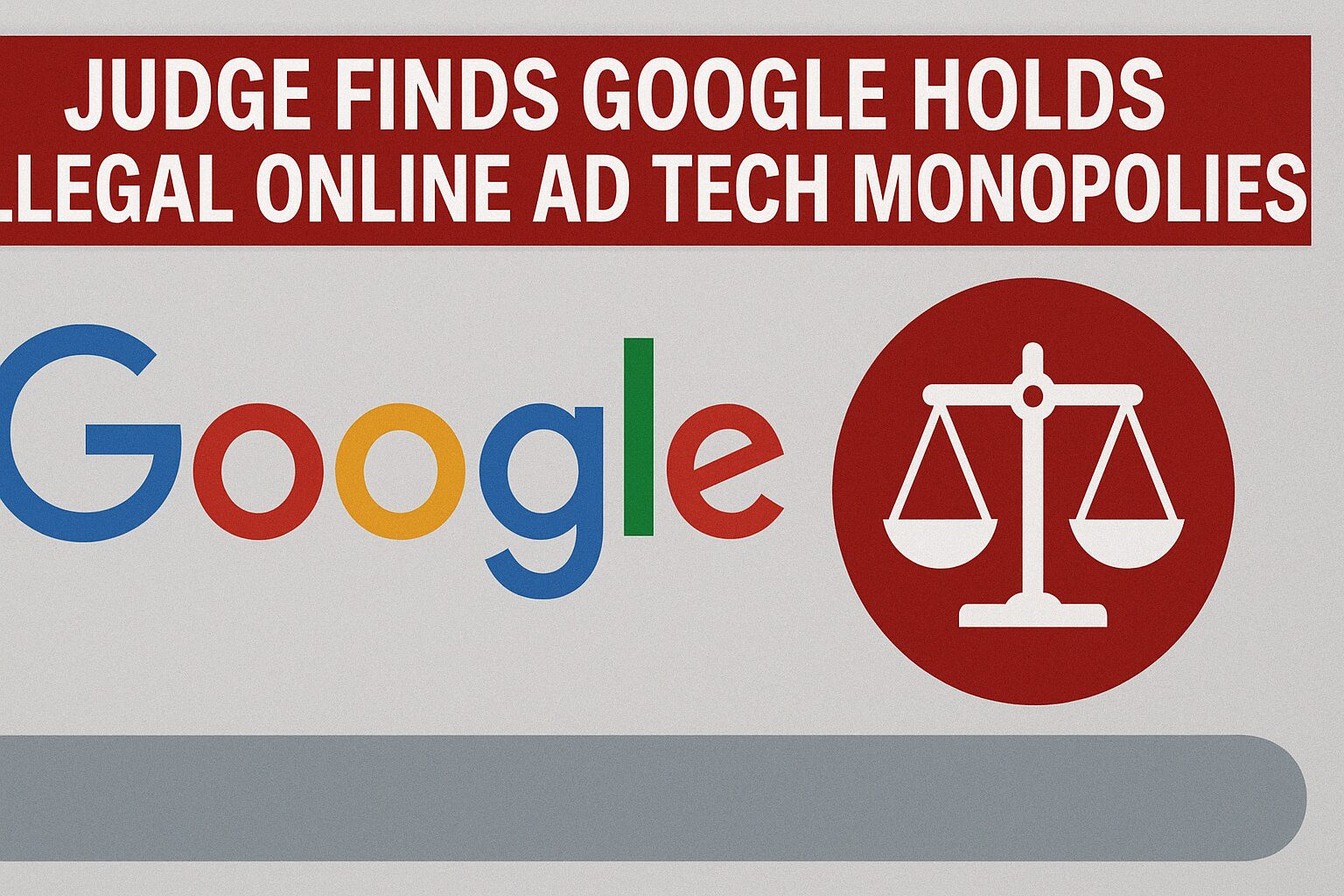 Google Illegally Monopolized Online Ad Tech Markets!