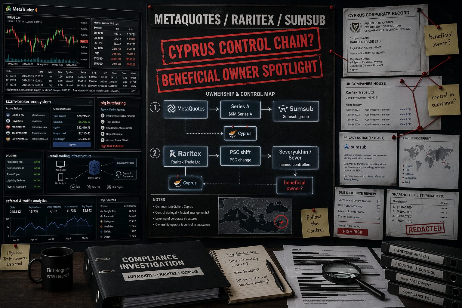 Cyprus Control Chain? MetaQuotes, Raritex, and Sumsub Under Ownership ...
